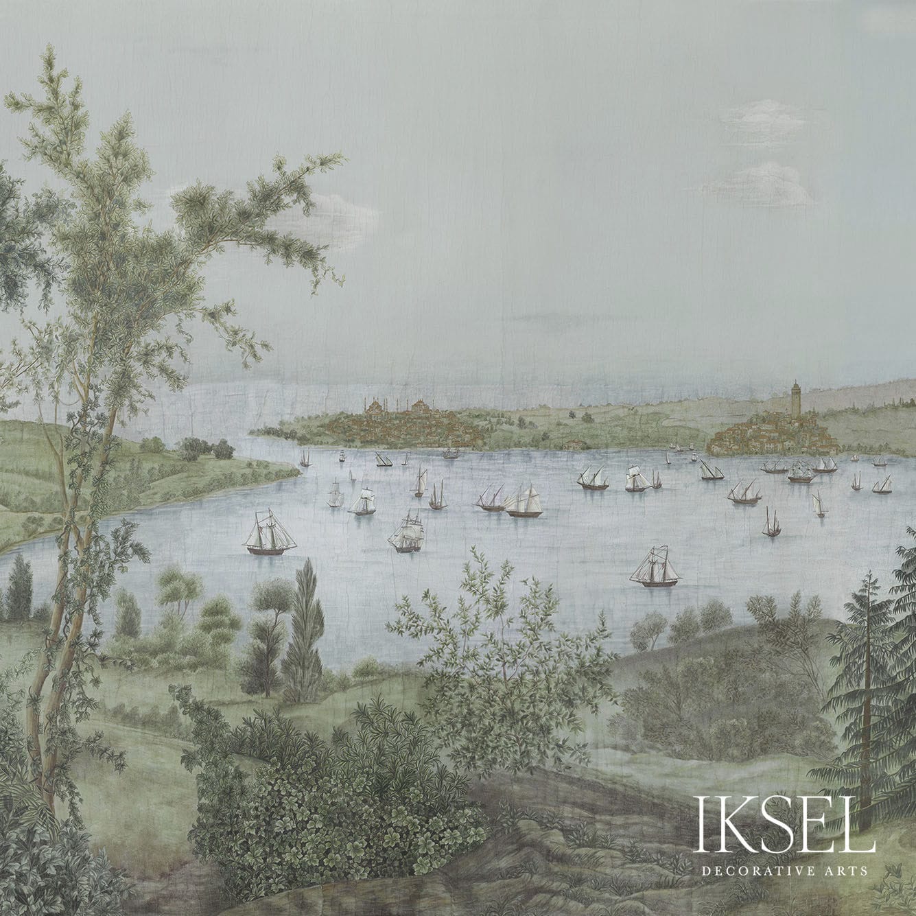 Contemporary wallpaper - SC136 Romantic Bosphorus - Iksel Decorative ...