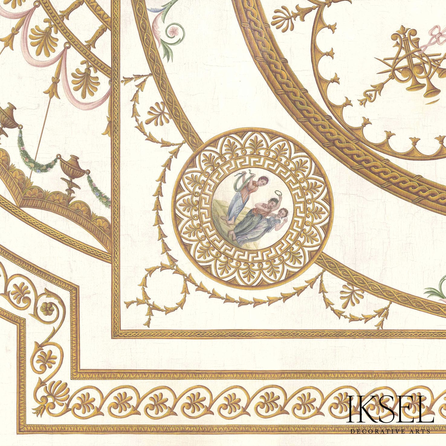 Contemporary wallpaper - CE210 Neo-Classical Ceiling - Iksel Decorative ...