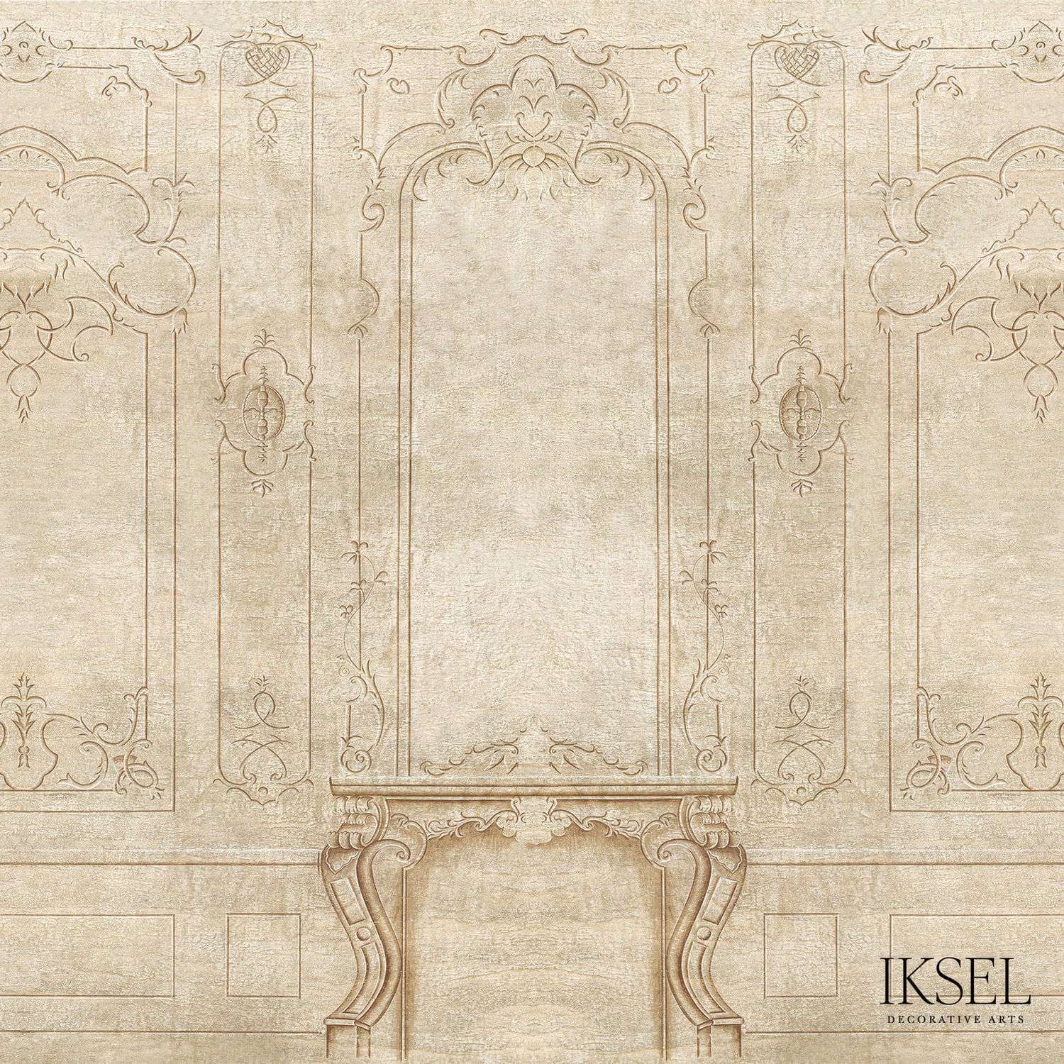 Contemporary wallpaper - AR401 Louis XV Boiserie - Iksel Decorative ...