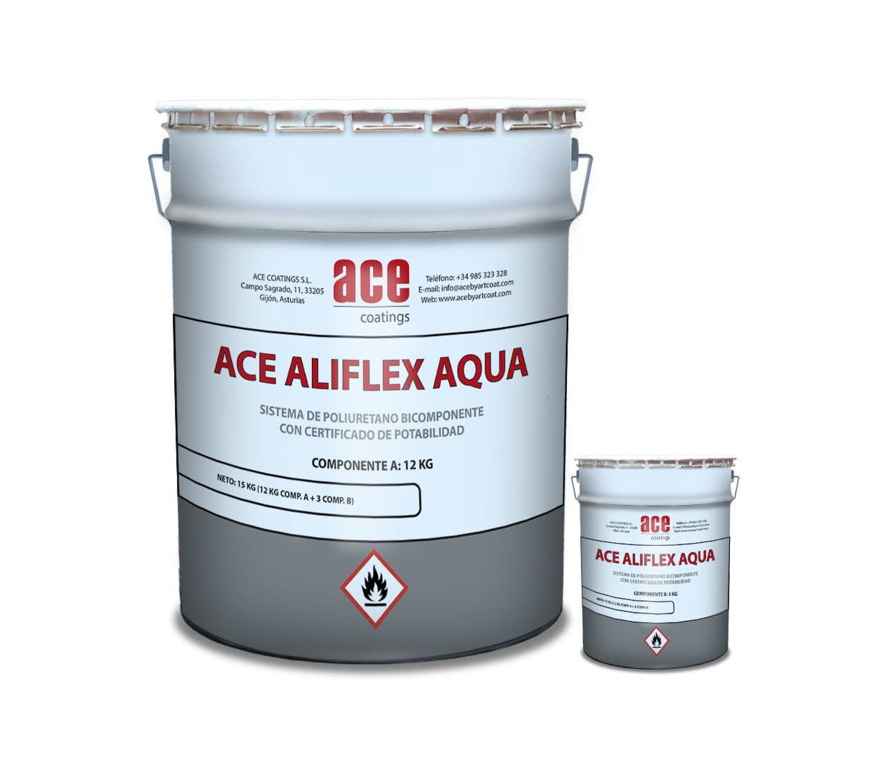 Enamel paint - ACE ALIFLEX AQUA - Ace - sealing / outdoor / for wall