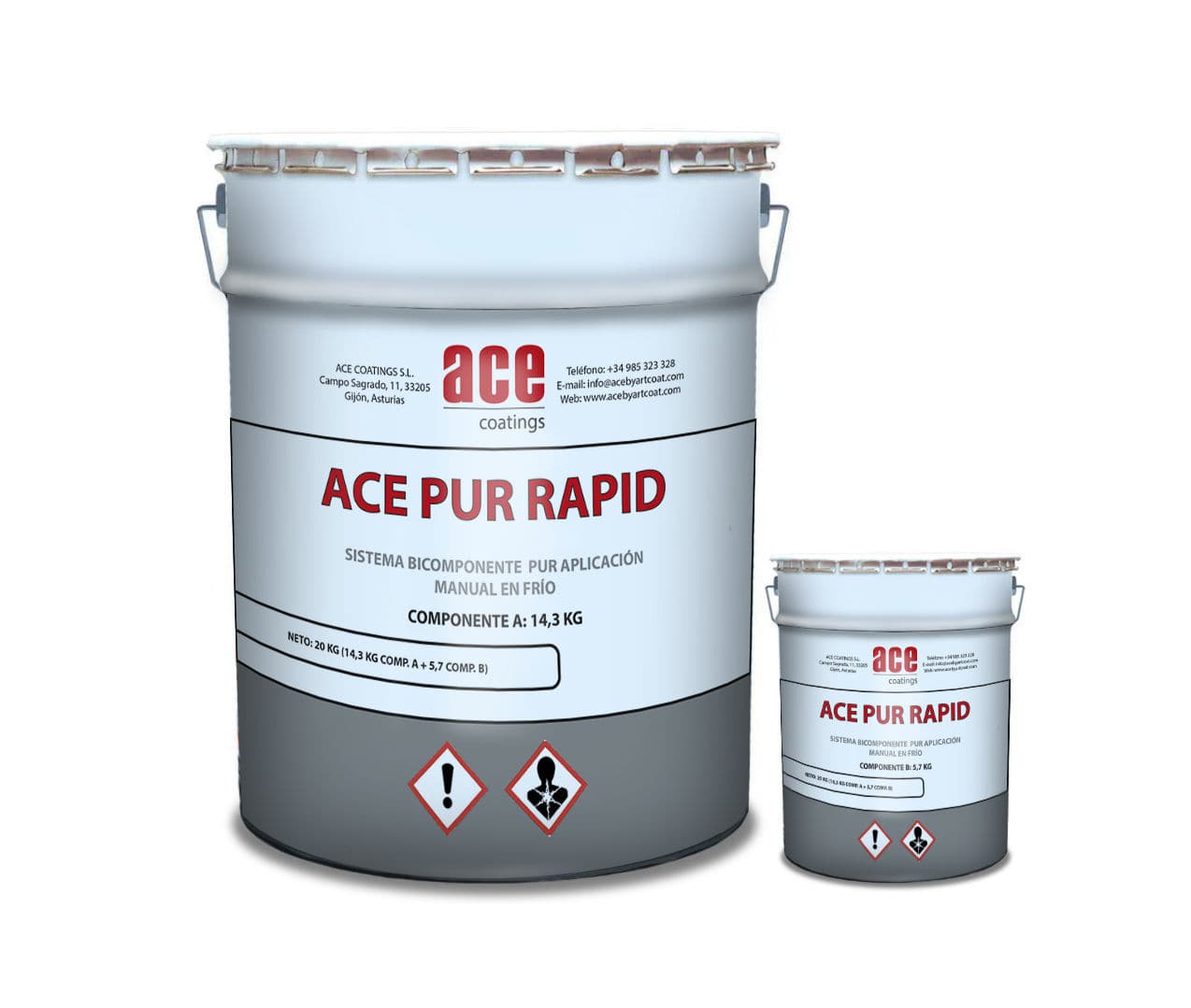Polymer primer - ACE PUR RAPID - Ace - for concrete / for tile / for mortar