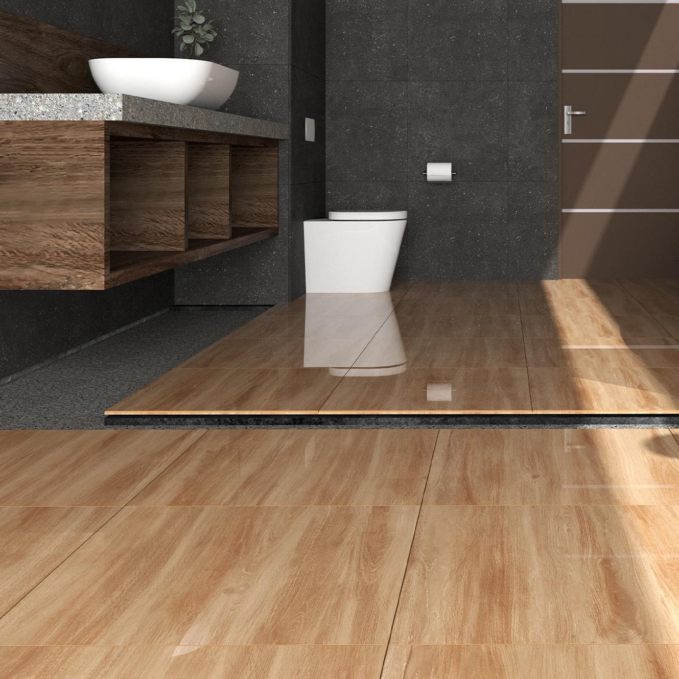 Porcelain stoneware tile - PALERMO - PT. Sun Power Ceramics - natural ...