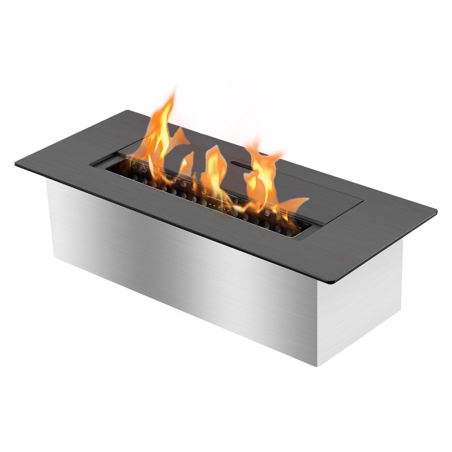 Stainless steel bioethanol burner - EB1200 BLACK - IGNIS Development ...