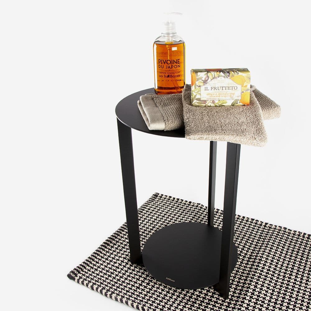 Contemporary shower stool - ASTER - BATH BAZAAR - steel / stainless ...