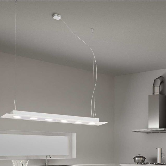 Pendant lamp - GALATEA - LAM Export - steel / glass / contemporary