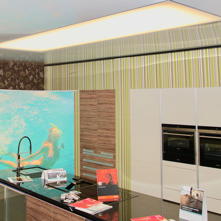 Textile glass roof - Nevitec Stretch Ceiling