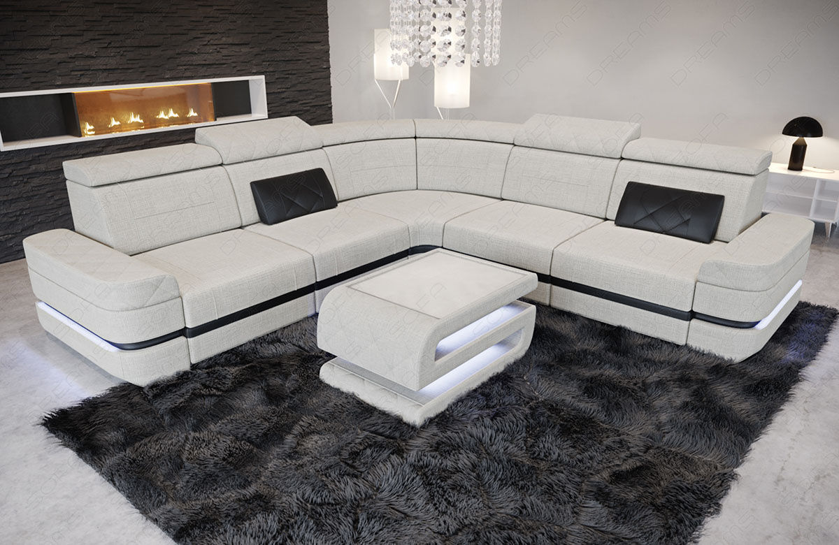 Modular sofa - Positano L - Sofa dreams - corner / contemporary / fabric
