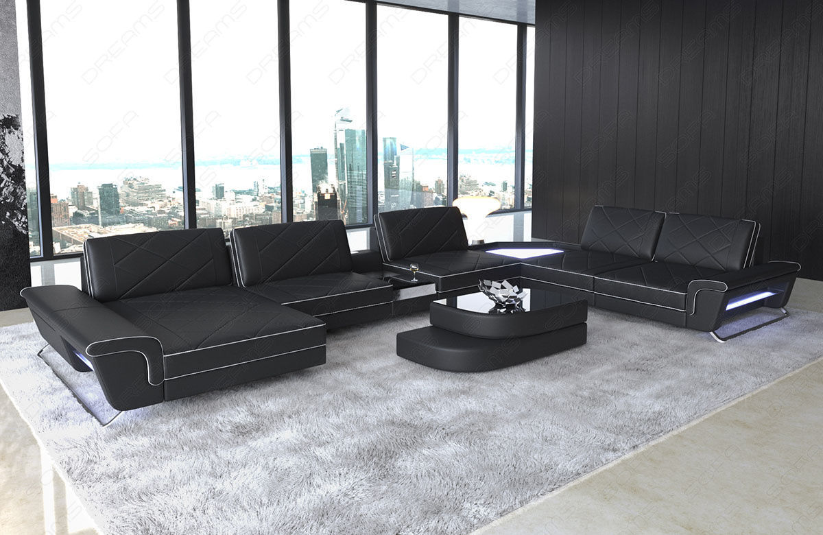 Modular sofa - Ferrara XL - Sofa dreams - contemporary / leather / with ...