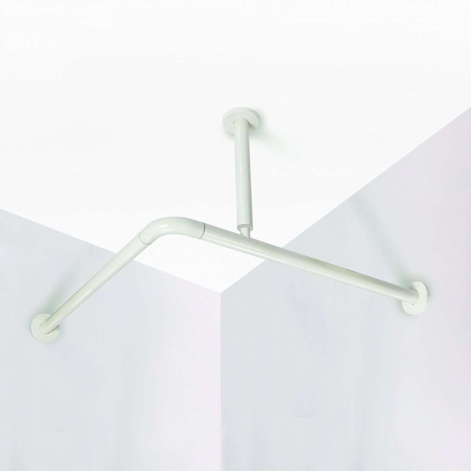 Steel curtain rod - TD.A70 - 00 - STYLA s.r.l. - polyamide / wall ...