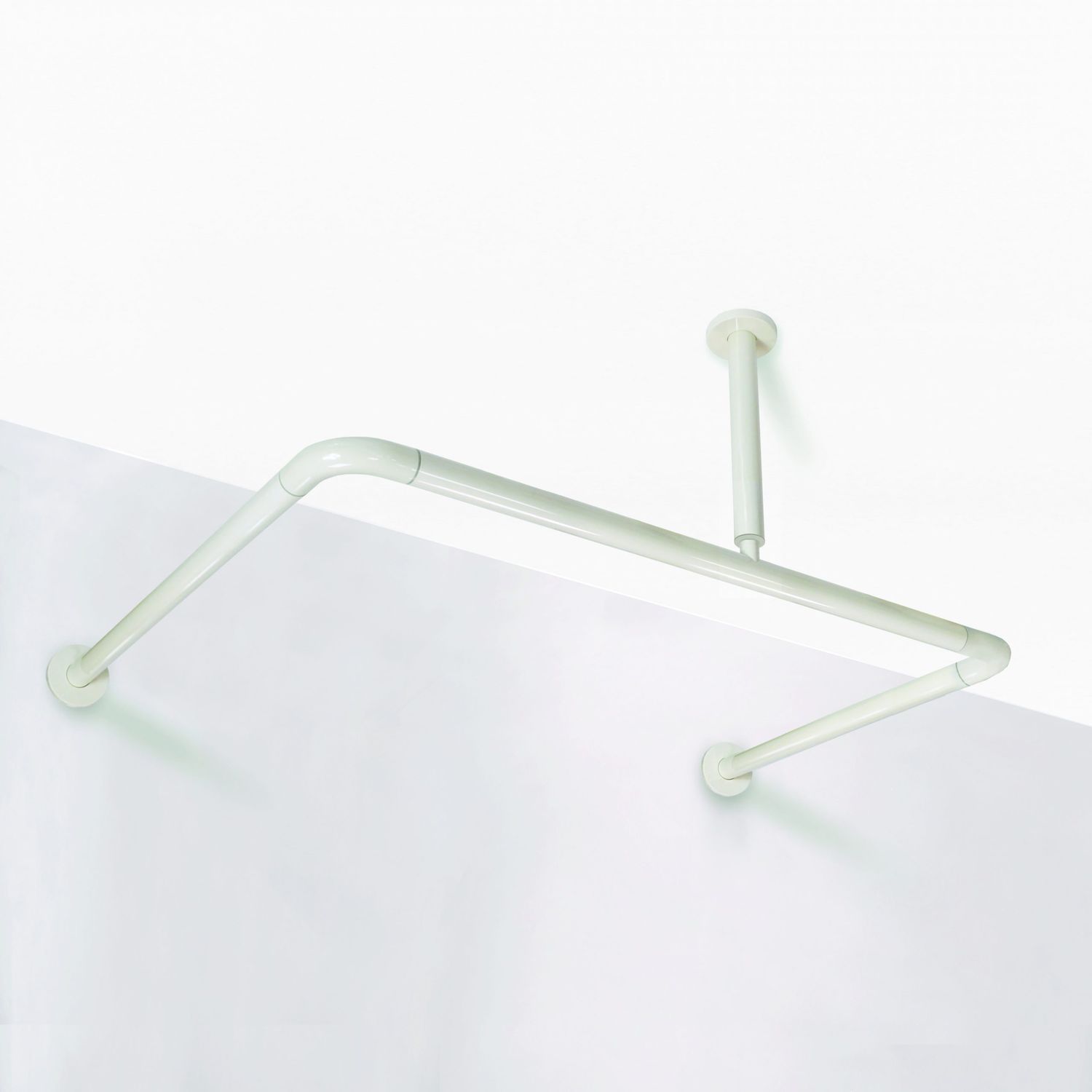 Steel curtain rod - TD.U70 - 00 - STYLA s.r.l. - polyamide / wall ...