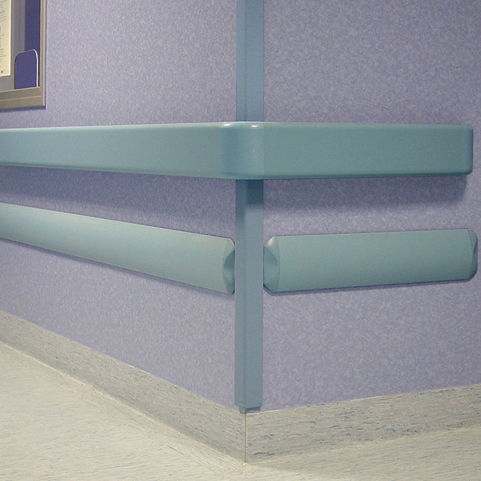 Aluminum wall protection - CG.55 - STYLA s.r.l. - corner / antibacterial