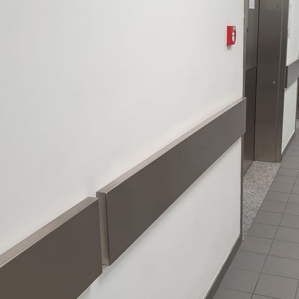 Stainless steel wall protection - BS.100 - STYLA s.r.l.