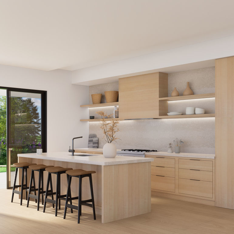 Composite countertop - TRAVERTINE - Fujian Ultracera New Materials CO ...