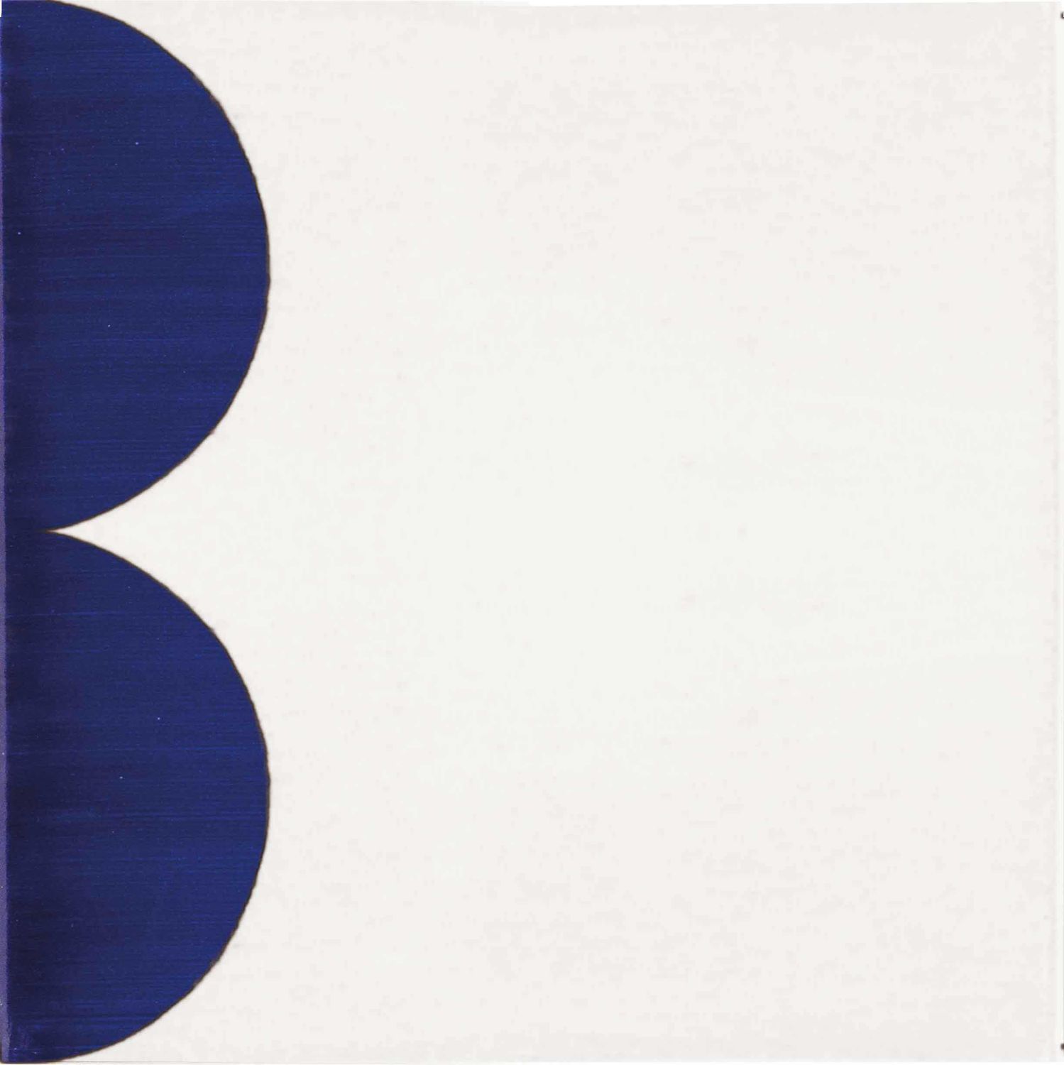 Ceramic tile - Alfabetile Letter B - mavi ceramica - enameled / semi ...