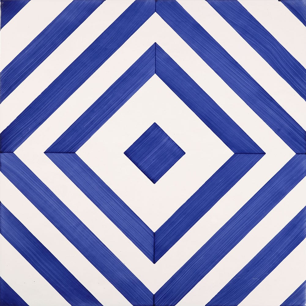 Ceramic tile - Squares - mavi ceramica - semi-gloss / painted / indoor