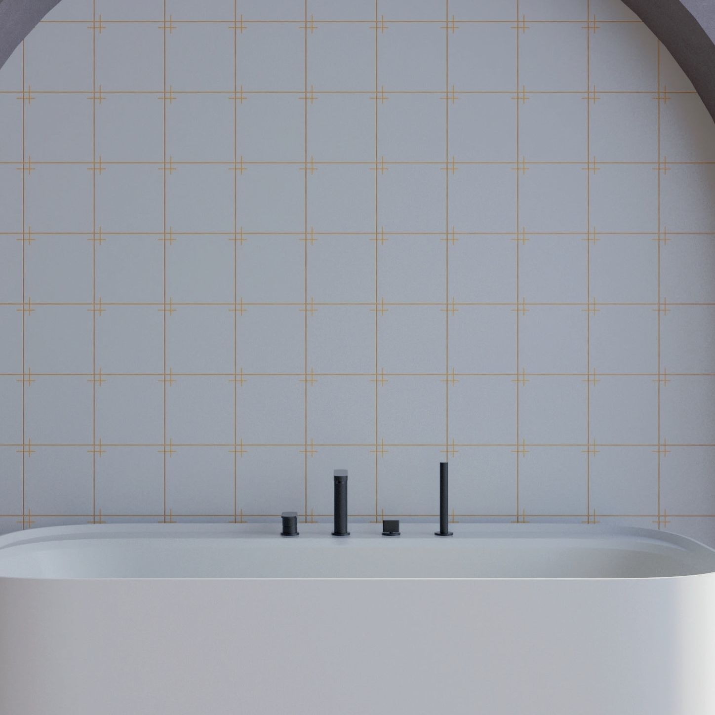 Indoor tile - Intersection Tile Grey Base - mavi ceramica - outdoor ...