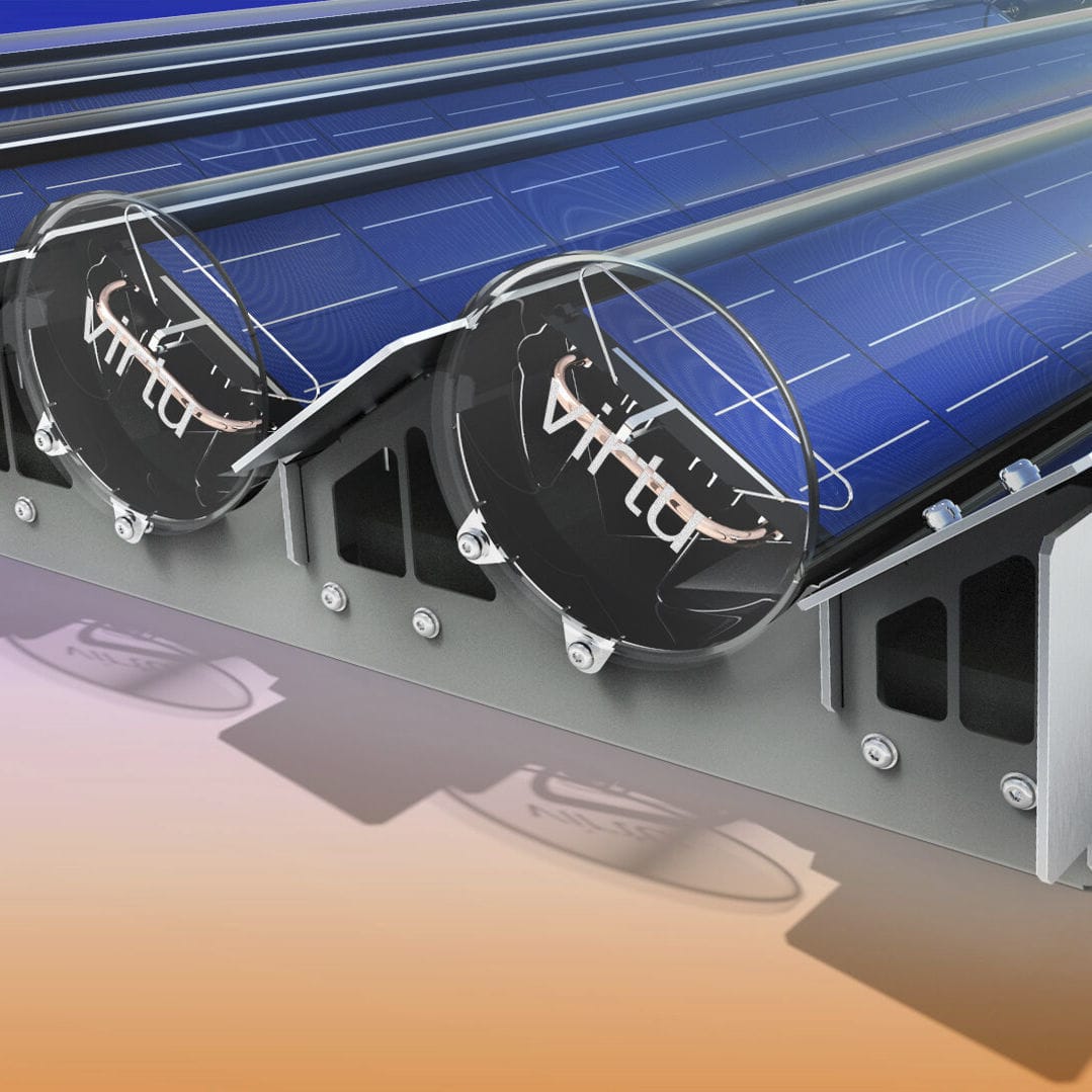 Evacuated tubular thermal solar collector - VIRTUPVT - Naked Energy ...