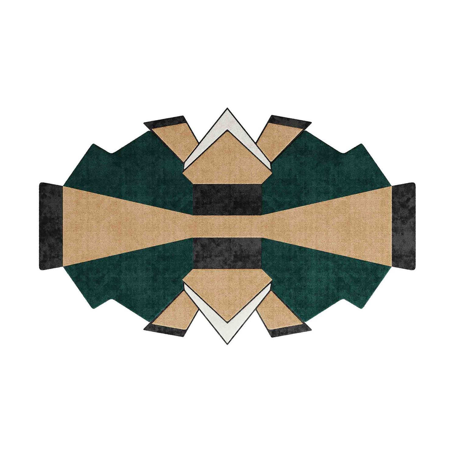 Original design rug - ROSETA - Hommés Studio - geometric / Tencel ...