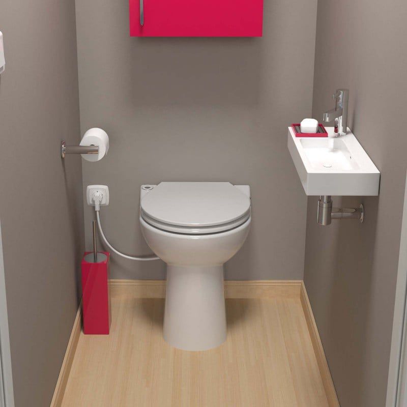 Free-standing toilet - Sanicompact 43 - SFA Group - ceramic / with ...