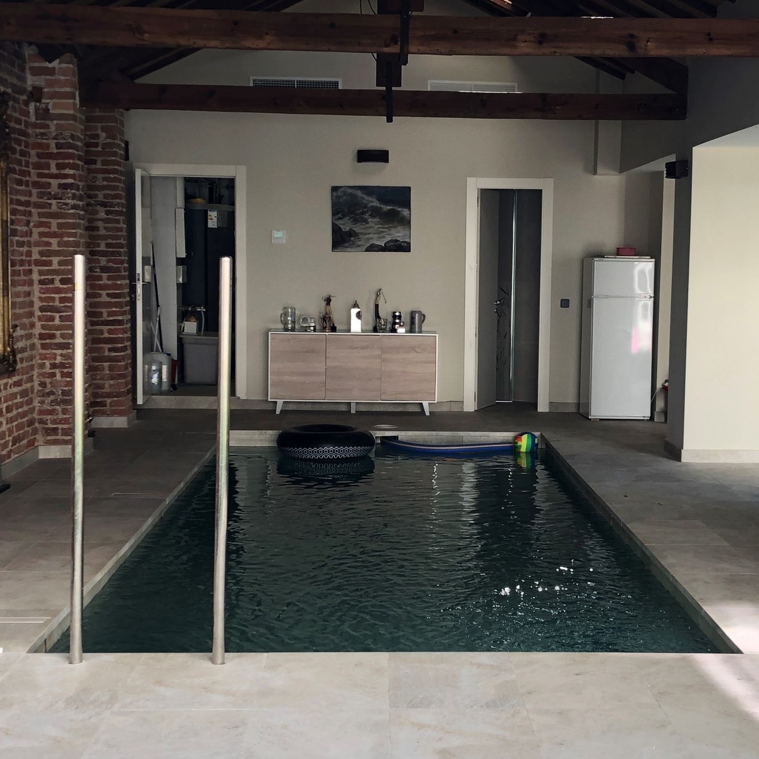 Swimming pool with movable floor - Iguazú - Poolconcept - custom ...