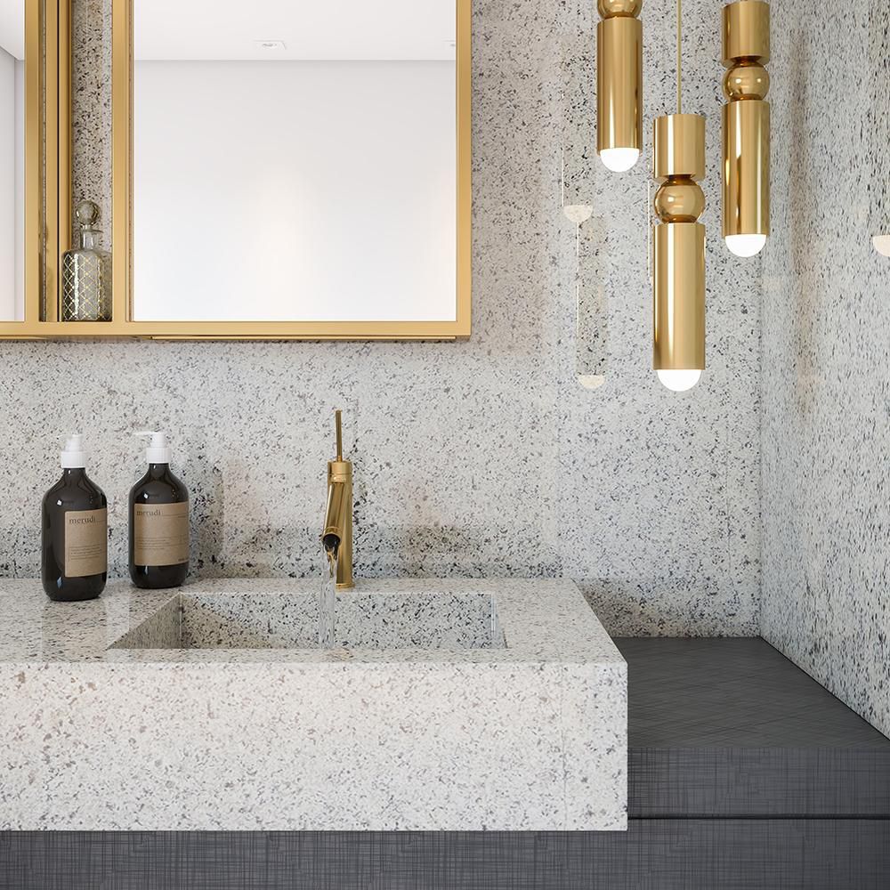 Granite stone slab - MOON LIGHT - Eurobandas S.A. - for floor / for ...