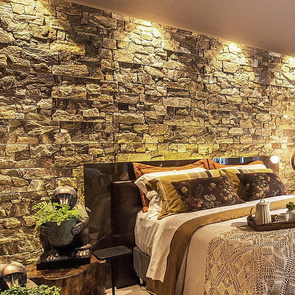 Natural stone wall cladding panel - FORREST Z - BRAZILIAN STONES ...