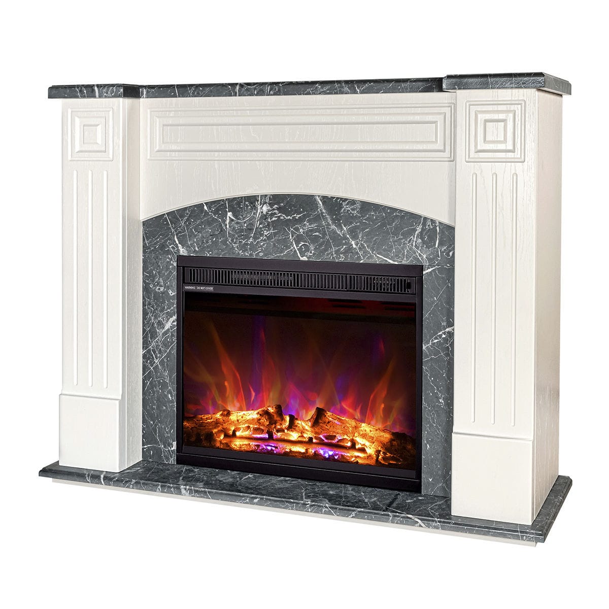 Floor-standing fireplace - Magnolia & Lorance - Art Flame - electric ...