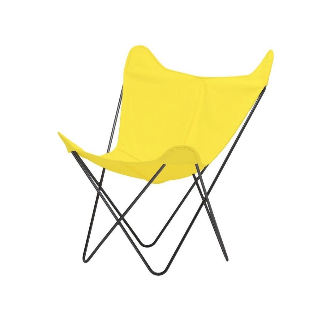 Original design chair - BKF - Butterfly Original - cotton / steel base ...