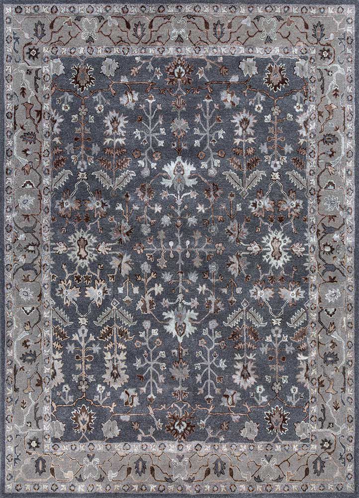 Traditional rug - KASBAH - Jaipur Rugs - floral pattern / Oriental ...