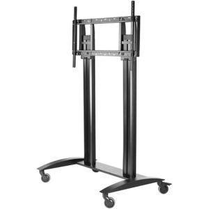 Contemporary TV stand - SR598-HUB2 - Peerless-AV - swivel / on casters ...