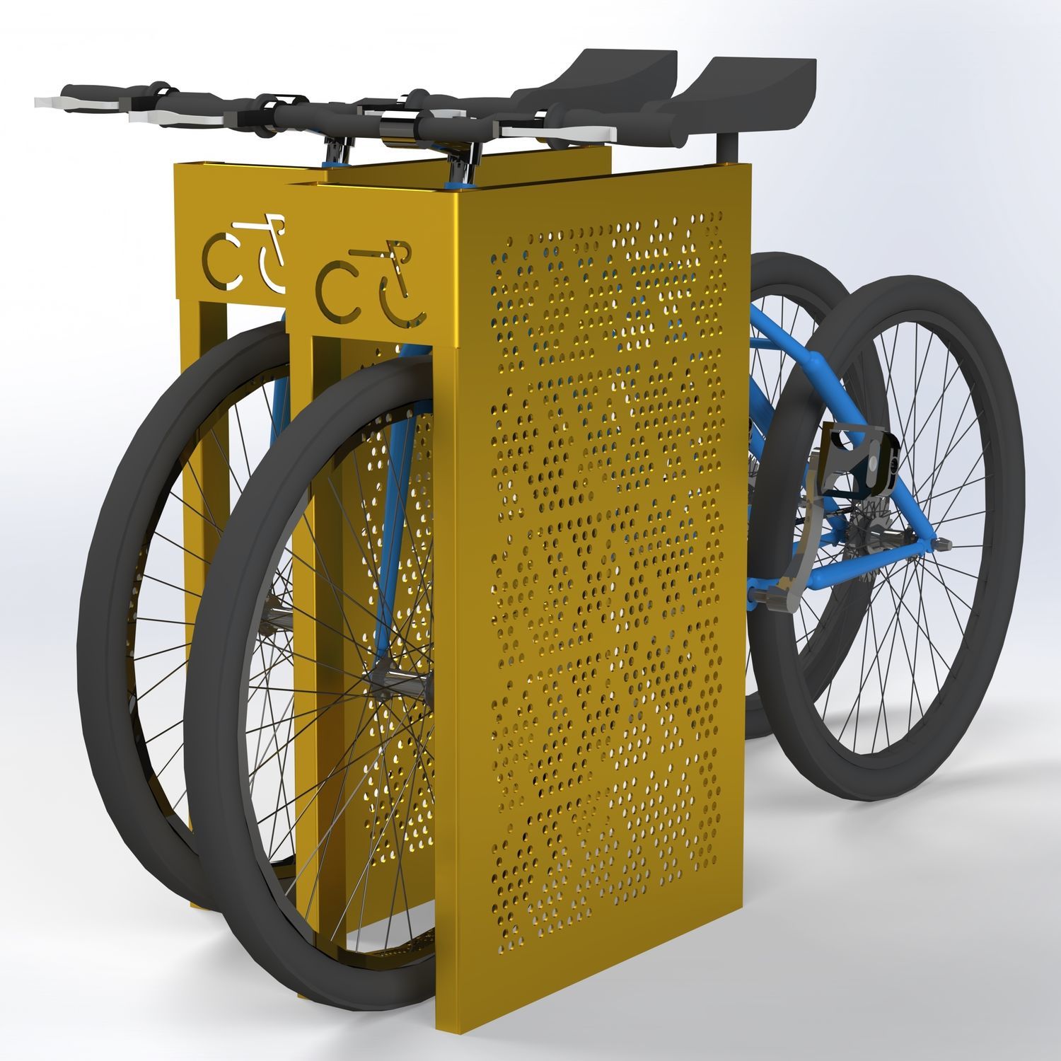 Steel bike rack - Enjoy - URBAN TENDANCES - secure / original design ...