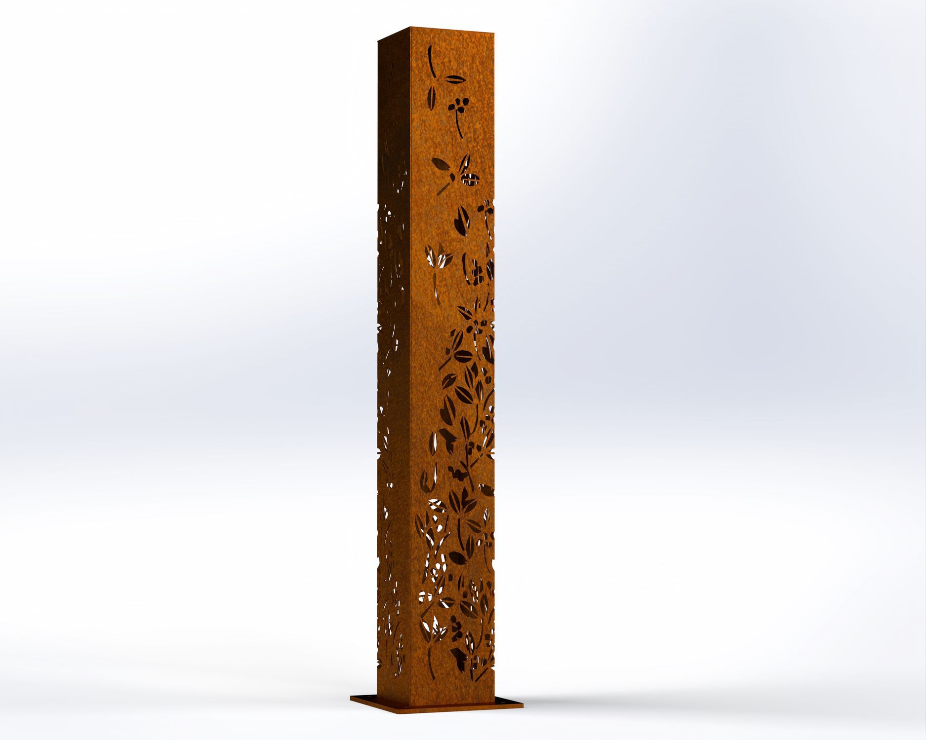 Contemporary light column - Printemps - URBAN TENDANCES - stainless ...