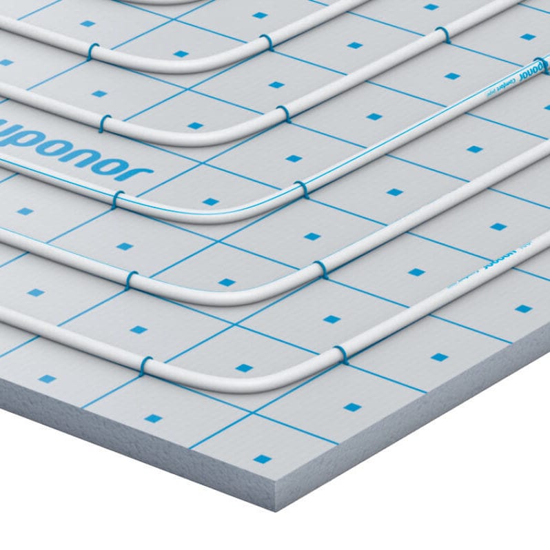 Hot water underfloor heating - TACKER - Uponor - residential / with ...