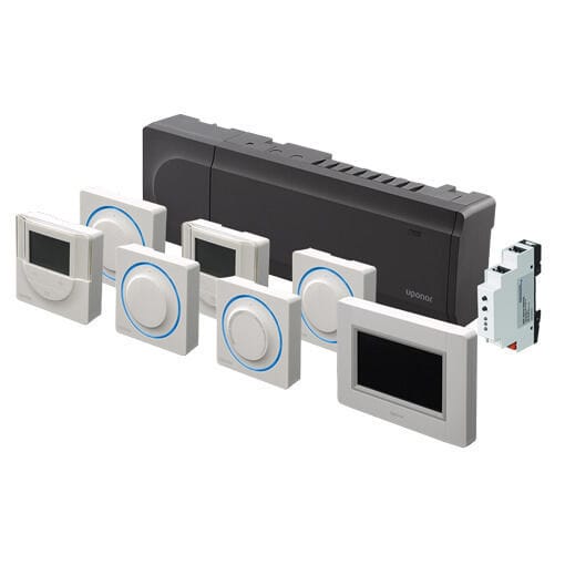 DIN rail heating controller - SMATRIX Base PRO - Uponor - for heating ...