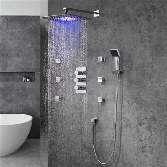 Wall-mounted shower set - TRIALO - FontanaShowers - contemporary ...
