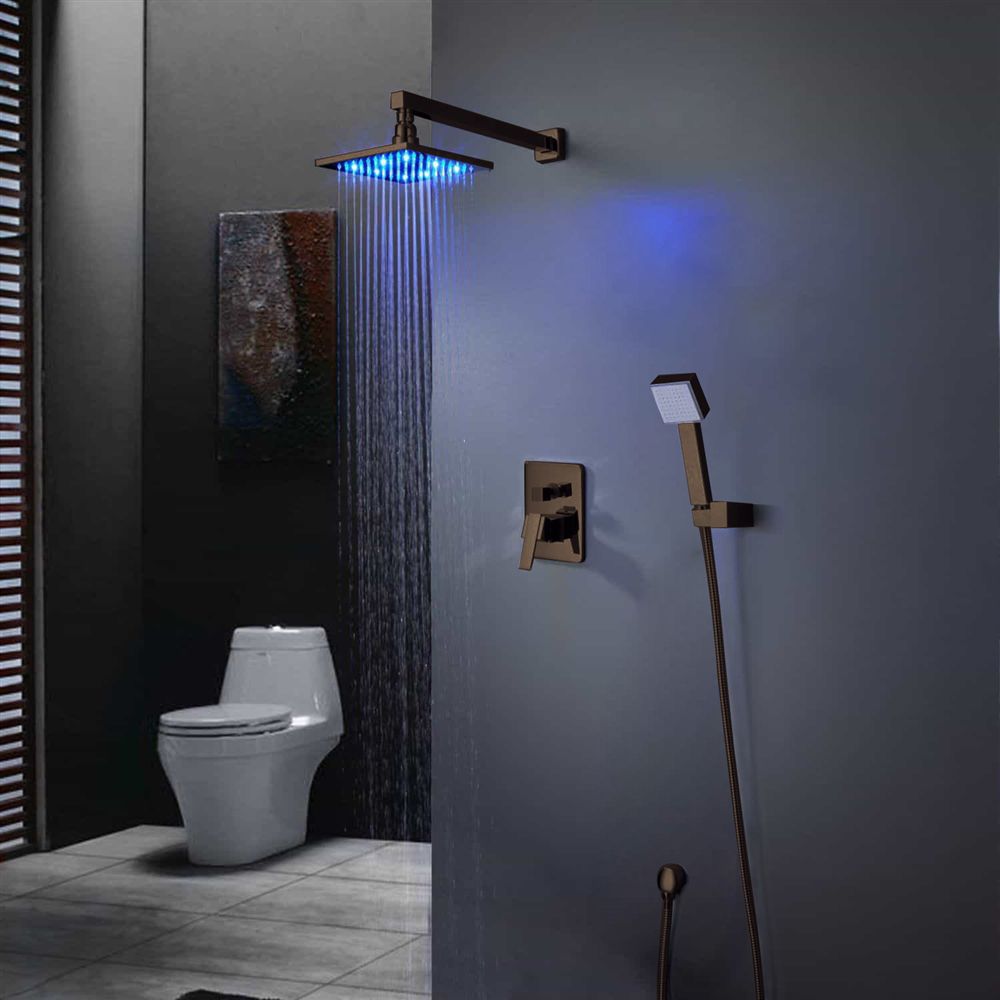 Built-in shower set - 6107DORB - FontanaShowers - contemporary / with ...