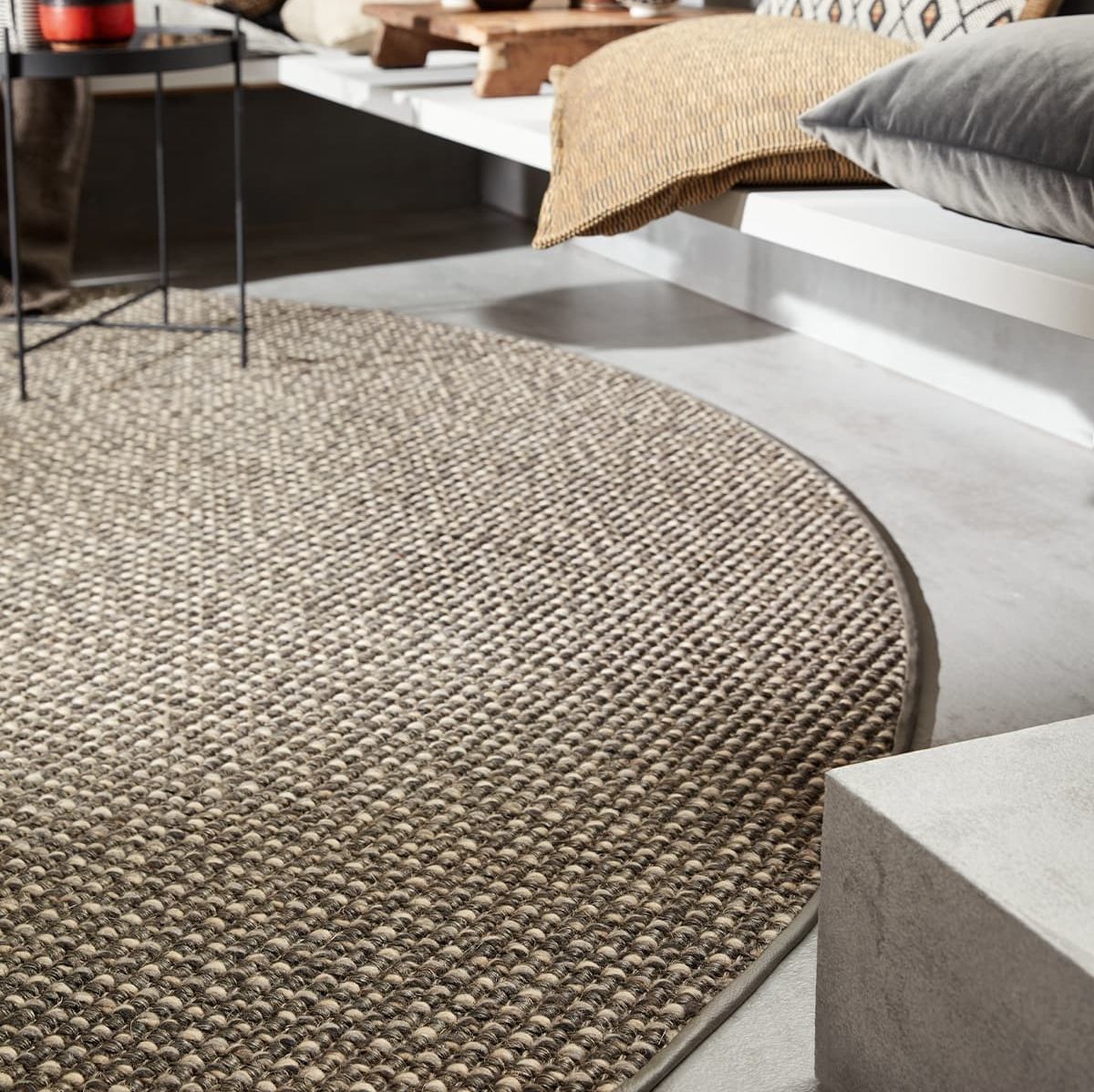 Contemporary rug - NOMAD - JAB ANSTOETZ FLOORING - iridescent / sisal ...