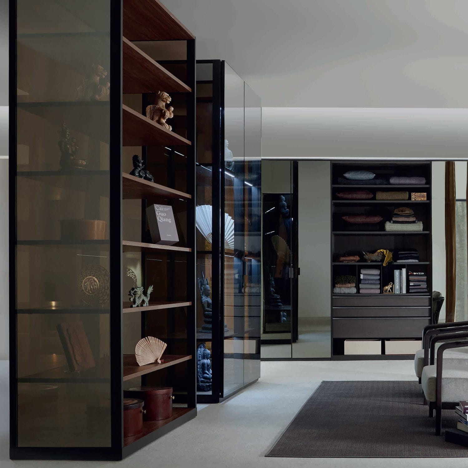 Contemporary display case - WALK_in - AN Collection GmbH - glass ...