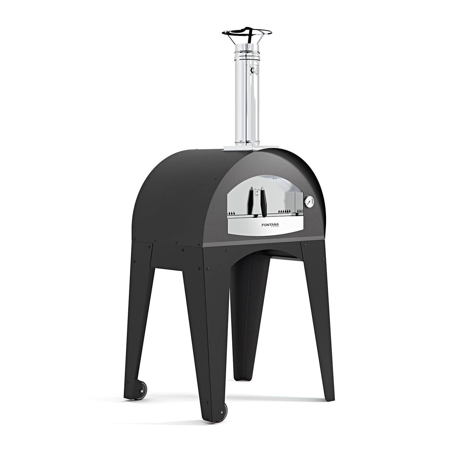 Home pizza oven - ISCHIA - Fontana Forni s.r.l. - wood-burning / rack ...