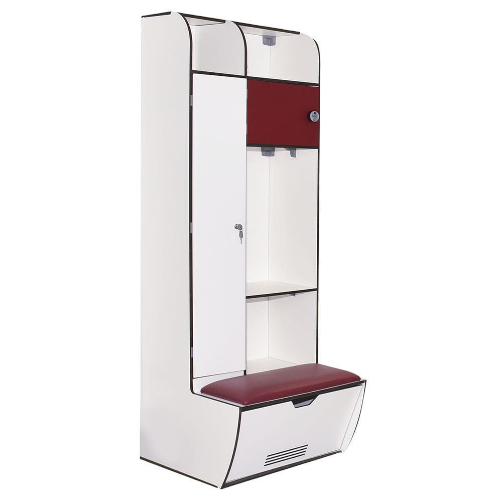 Locker with integrated bench - LUCKY - Omsi srl - HPL / key / combination