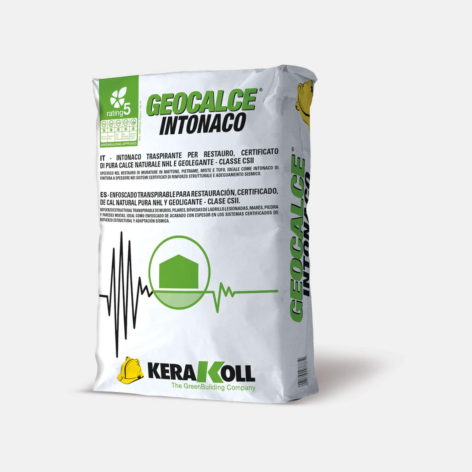 Restoration mortar - Geocalce Intonaco - KERAKOLL - for masonry ...