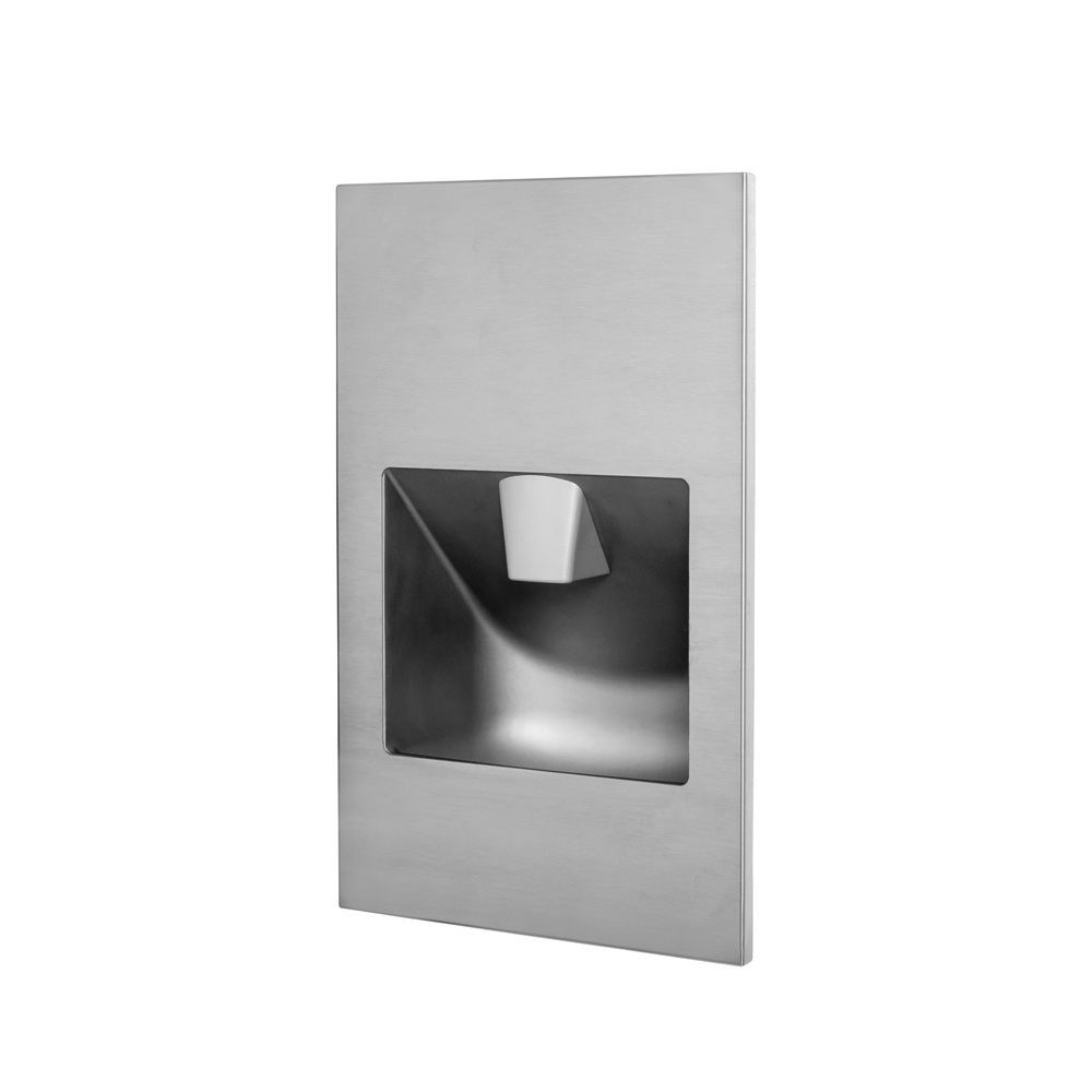 Built-in hand basin - THRII - Wallgate Ltd - rectangular / stainless ...