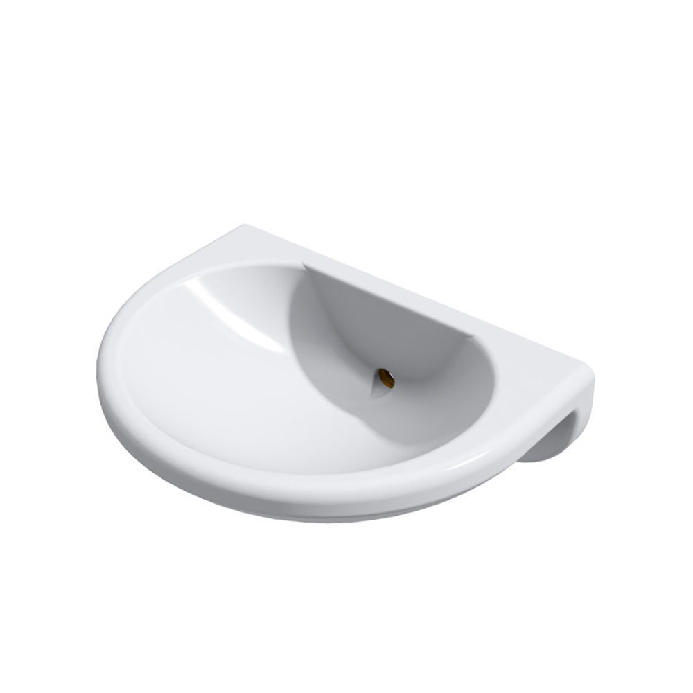Wall-mounted washbasin - WHB-100 - Wallgate Ltd - ceramic / Solid ...