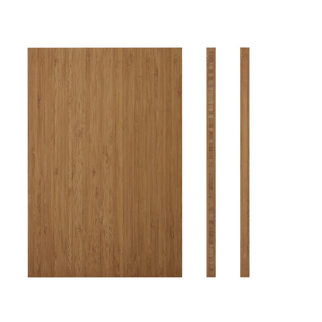 Wooden decorative panel - VERTICAL CARAMEL 12 - BambooTouch - for ...