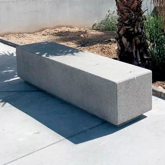 Contemporary public bench - LARA - Playparc - concrete / without ...