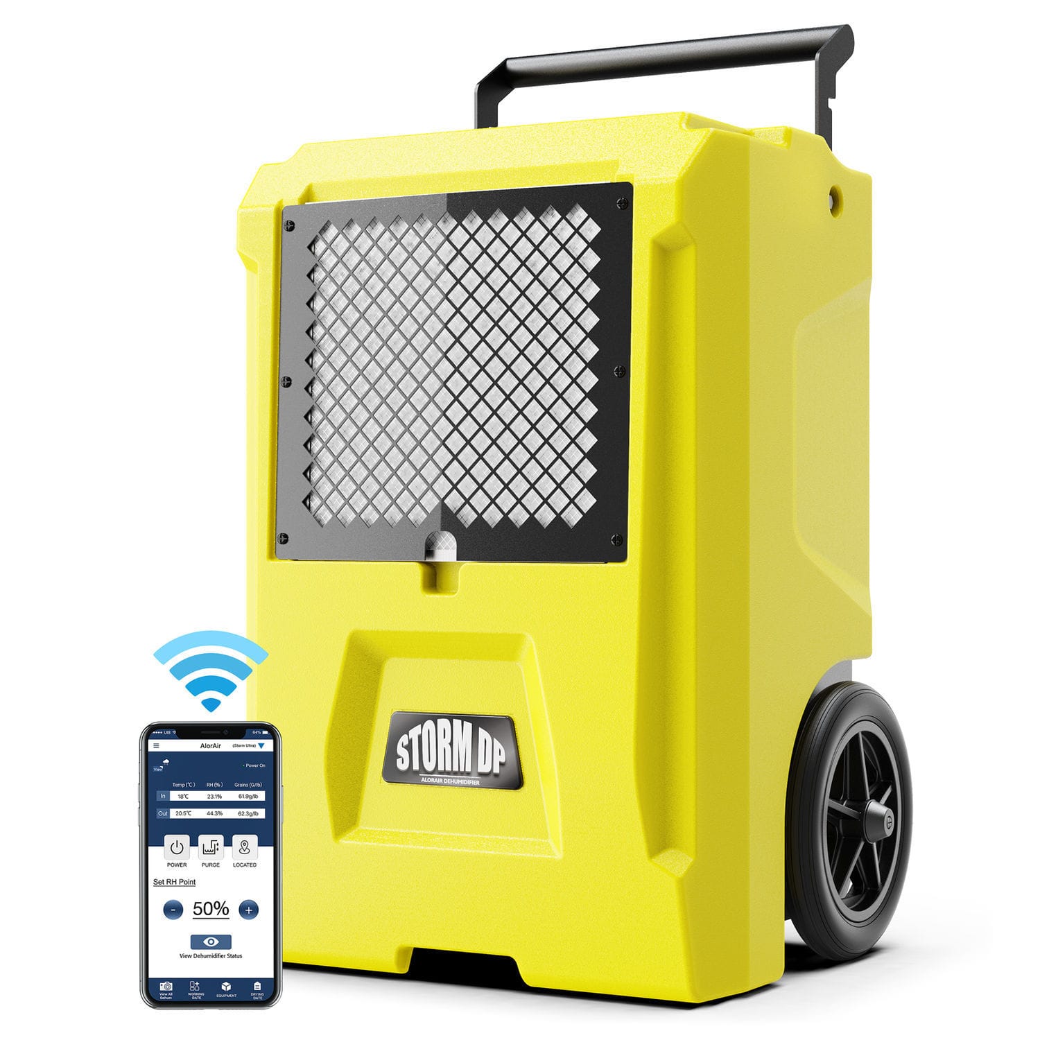 Mobile dehumidifier - STORM DP - Alorair Solutions - commercial