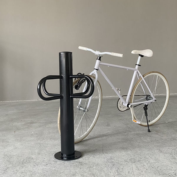Floor-mounted bike rack - KVS-SMBR-4WB-OP - IKAVASS - horizontal / for ...