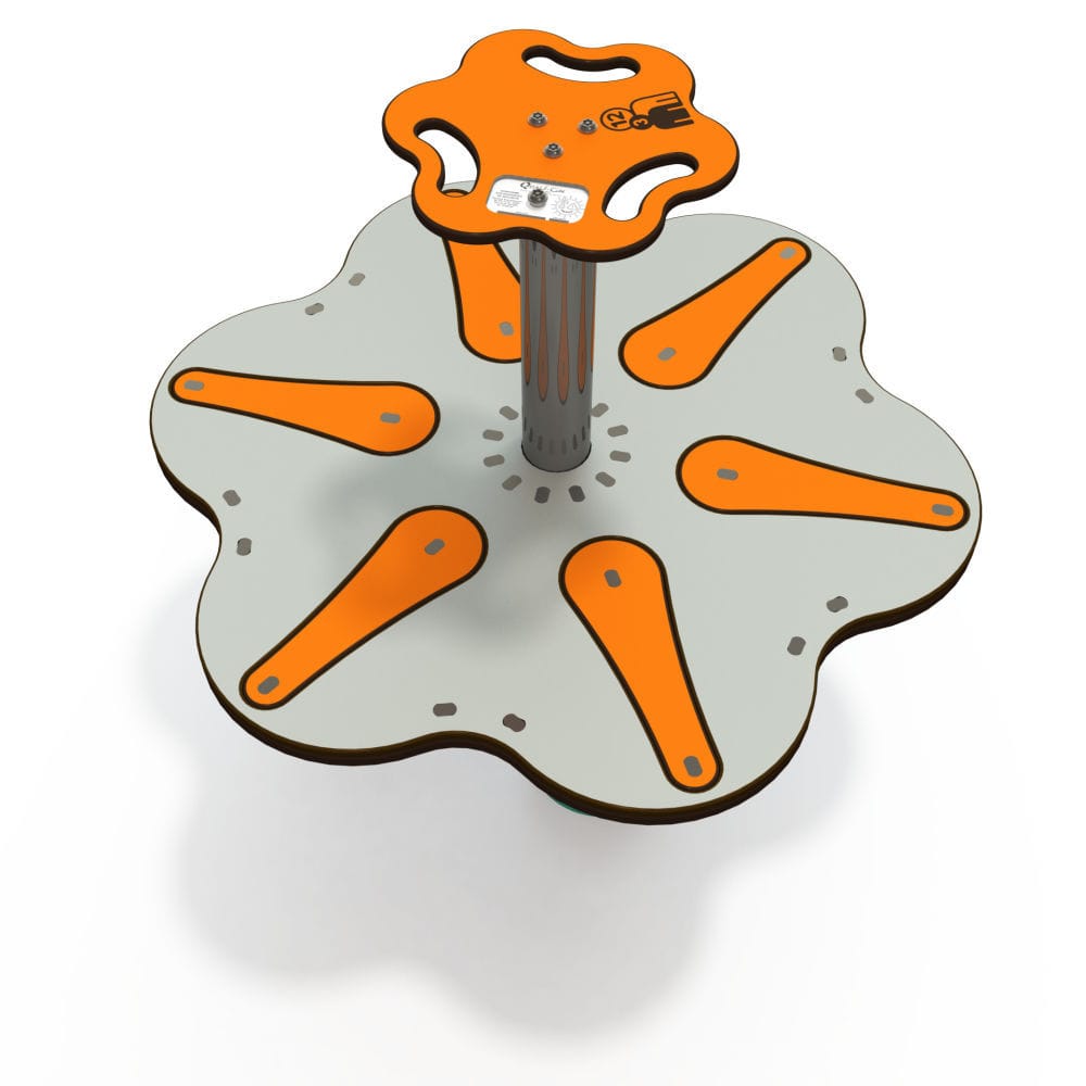 HPL spring rocker - RE 260-99 - QUALI-Cité - 4-seater