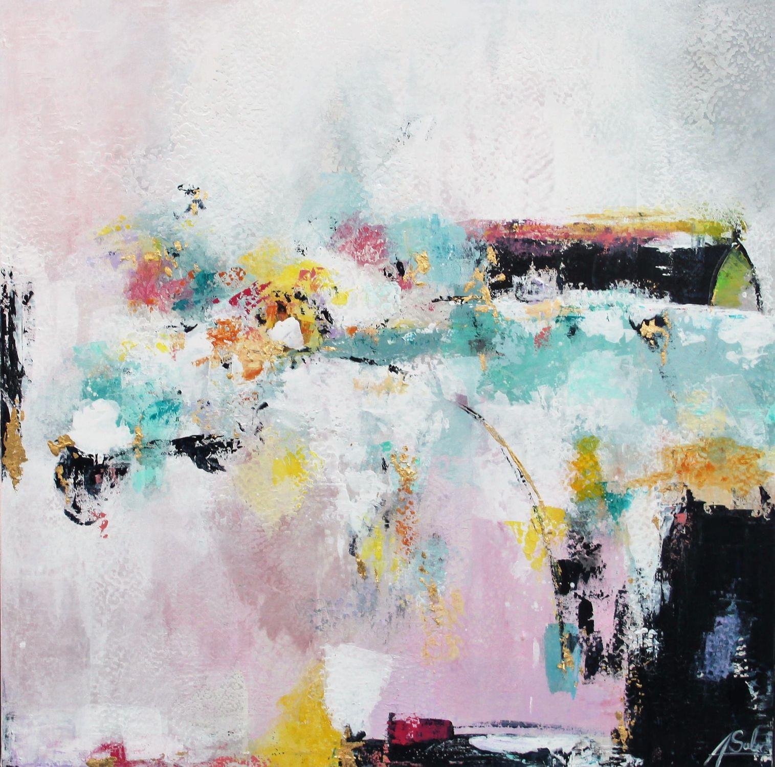 Acrylic decorative painting - Violette Rouge - OHORIGINAL BUSINESS SL ...