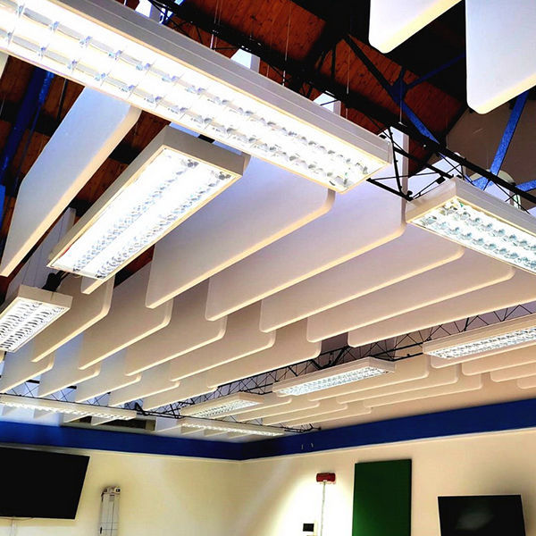 Polyester fiber acoustic baffle - ECOBAFFLE® - Acustico - hanging ...
